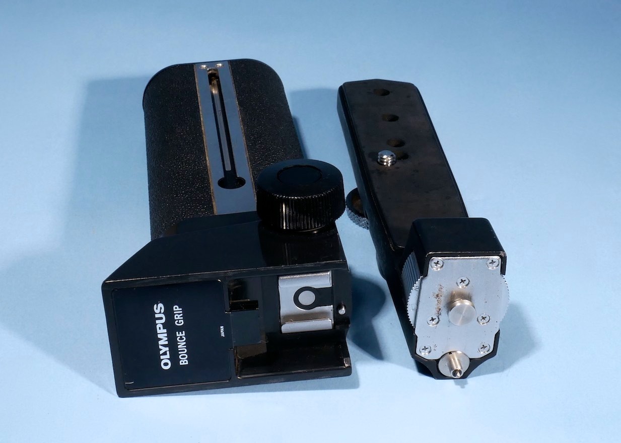 Olympus OM System Bounce Grip 1 * OM Quick Auto 310 Flash - The Classic ...